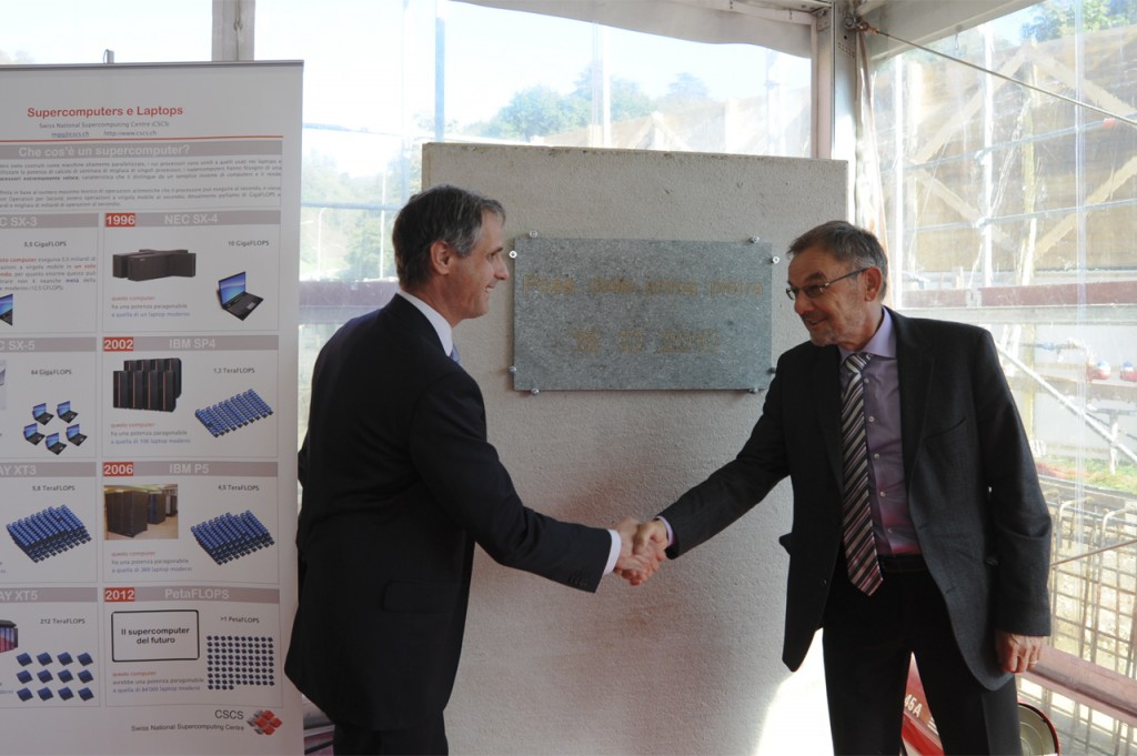 Laying the Foundation Stone for CSCS Building in Lugano